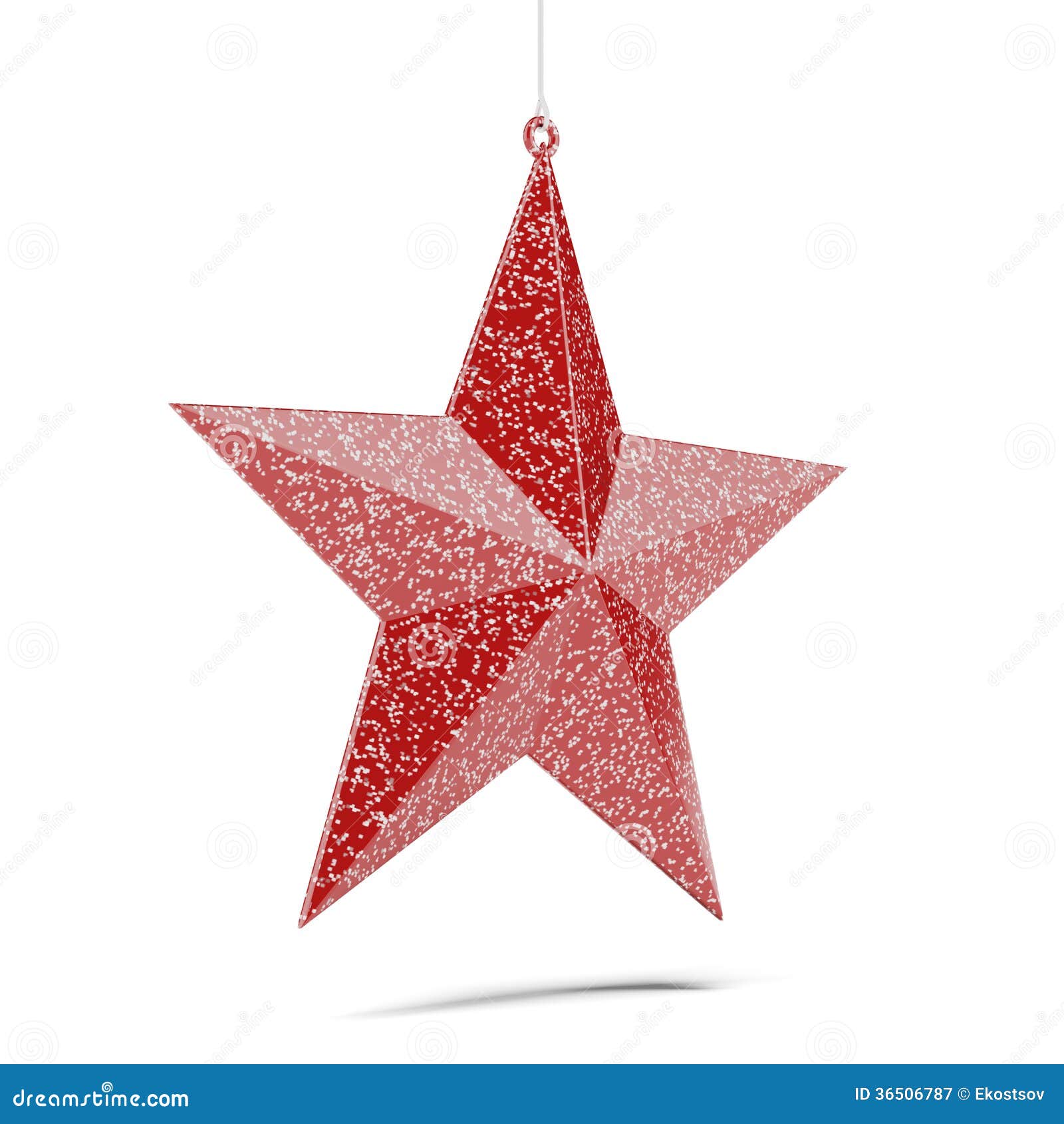 Shiny red star stock illustration. Illustration of glossy - 36506787