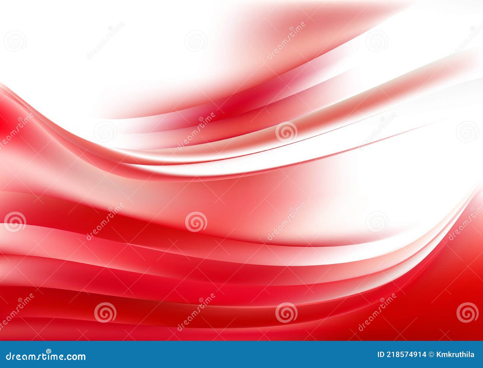 Shiny Red and White Wave Background Vector Art Stock Vector ...