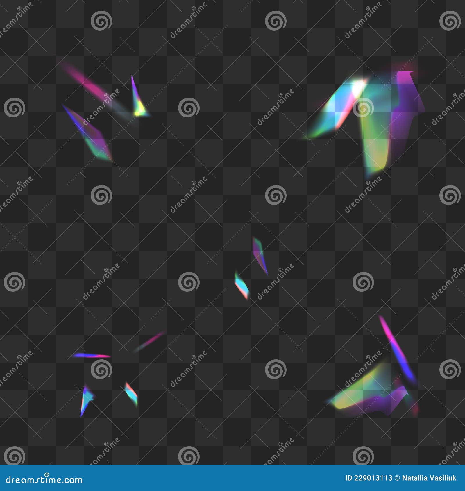 Shiny Reflection Vector Transparent Background Stock Vector ...