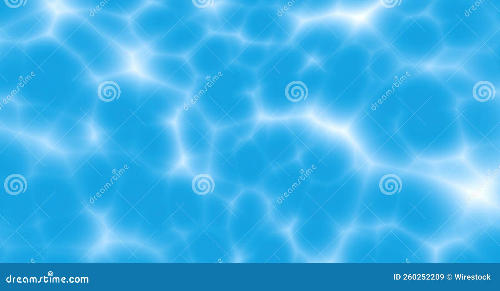 Shiny Reflections in the Water . Water Caustics on White Background ...