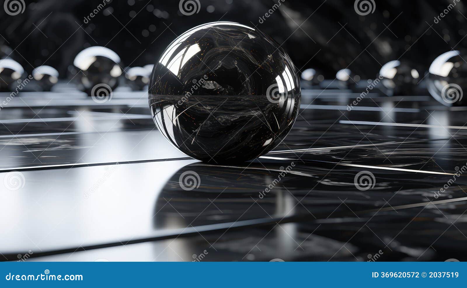 Shiny Reflective Trophy Continuing Aesthetic Serie Creative AI Stock ...