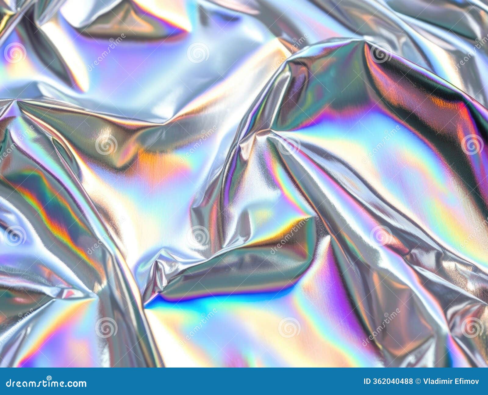 Shiny, Reflective Surface with a Rainbow Pattern Stock Photo - Image of ...