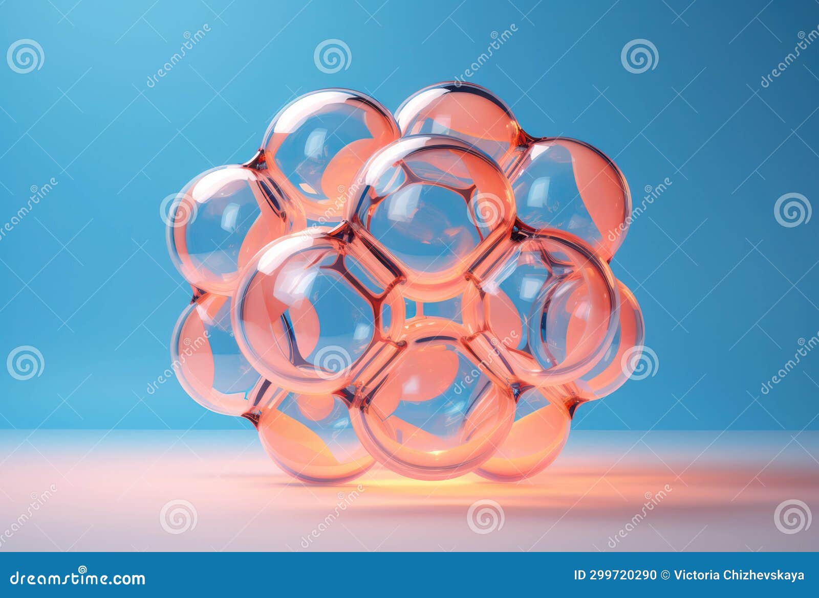 Shiny Research Glossy Science Molecular Three-dimensional Education ...
