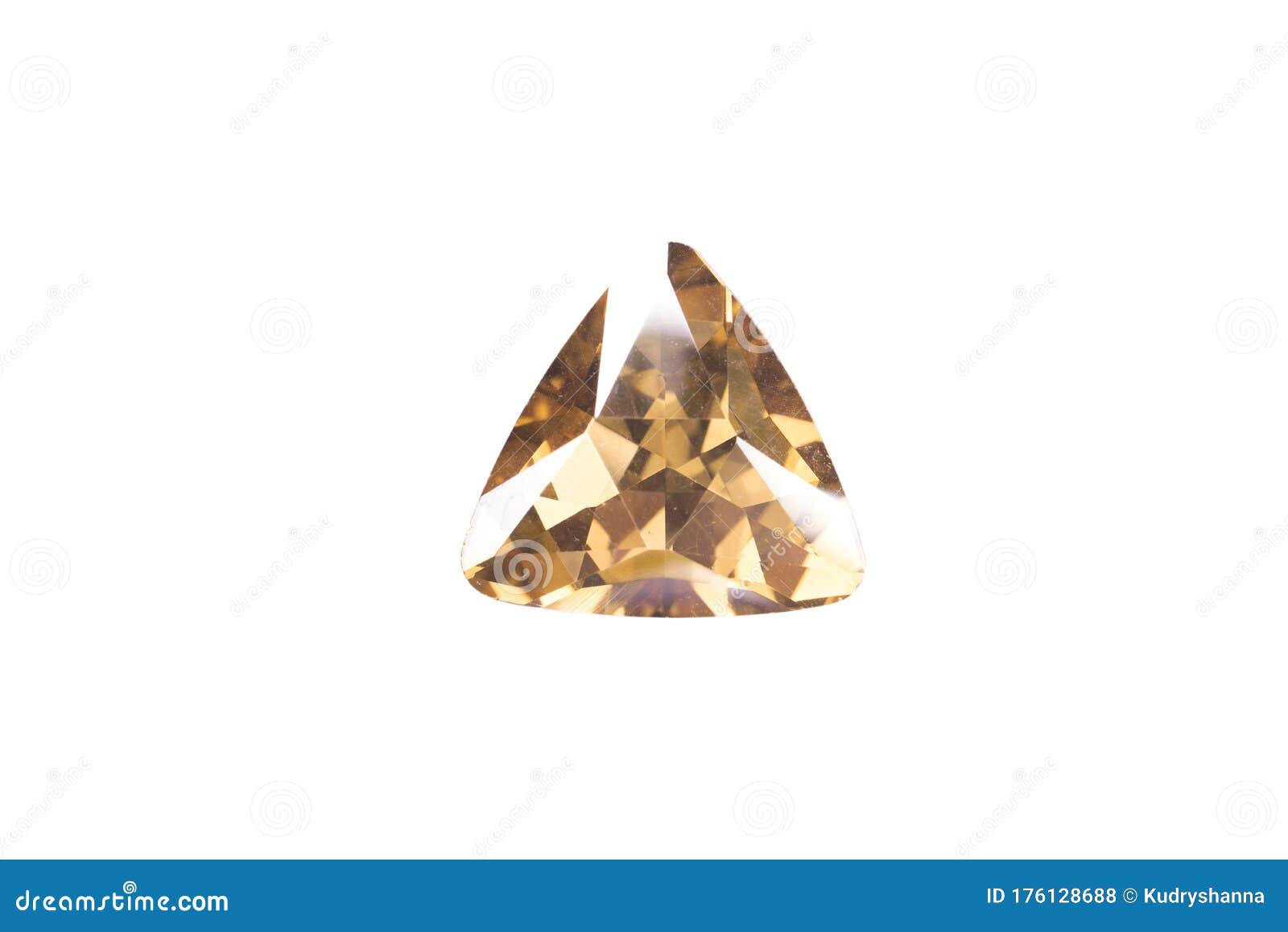 Shiny Rhinestones Isolated on White Background, Gemstone Stock Photo ...