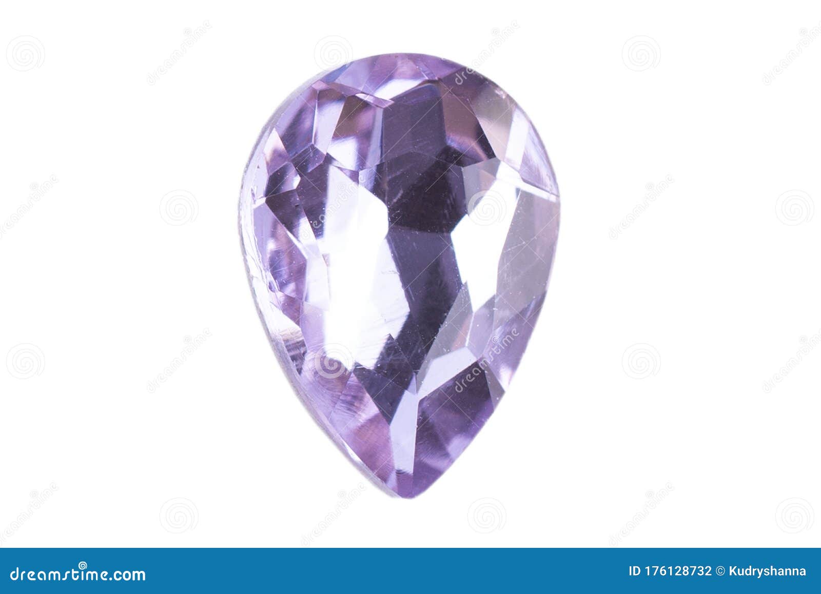 Shiny Rhinestones Isolated on White Background, Gemstone Stock Photo ...