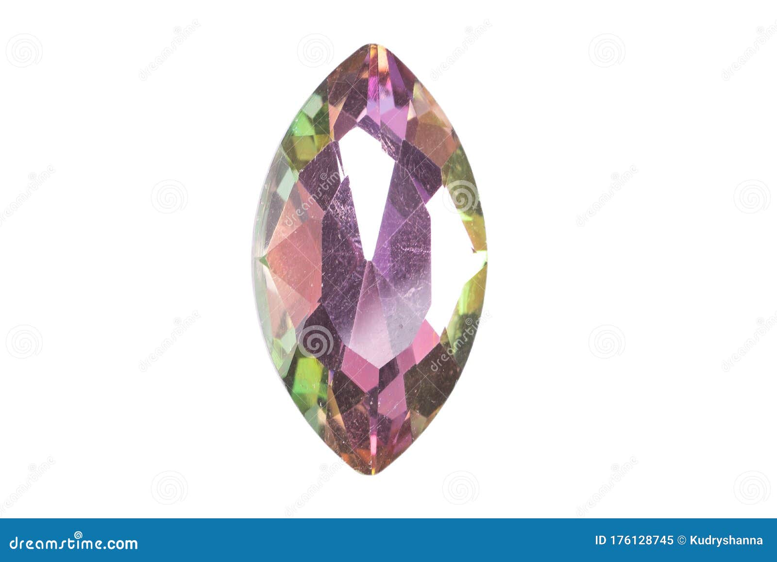 Shiny Rhinestones Isolated on White Background, Gemstone Stock Image ...