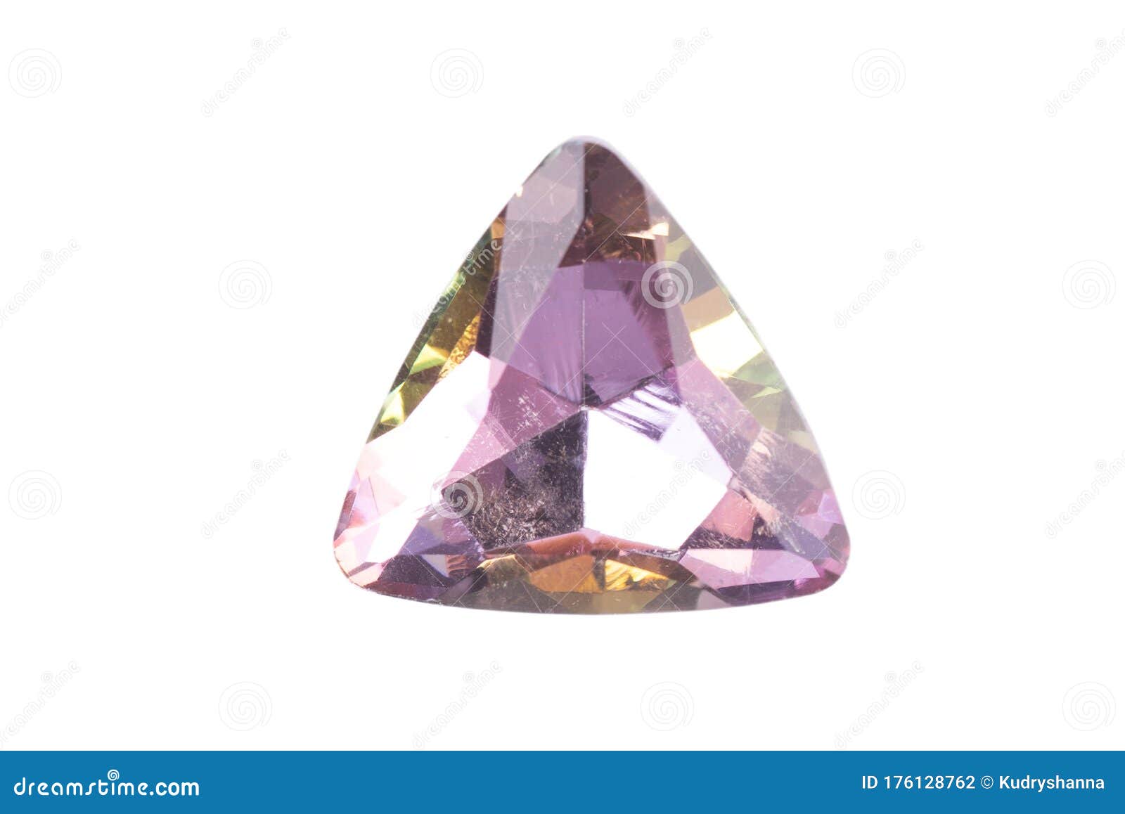 Shiny Rhinestones Isolated on White Background, Gemstone Stock Photo ...