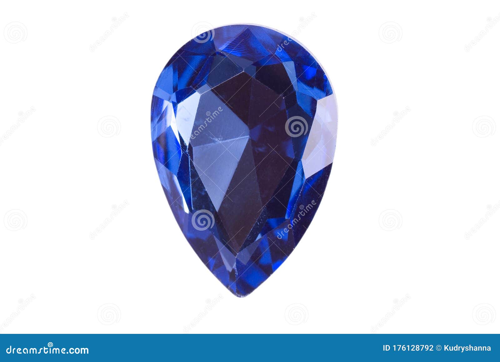 Shiny Rhinestones Isolated on White Background, Gemstone Stock Photo ...