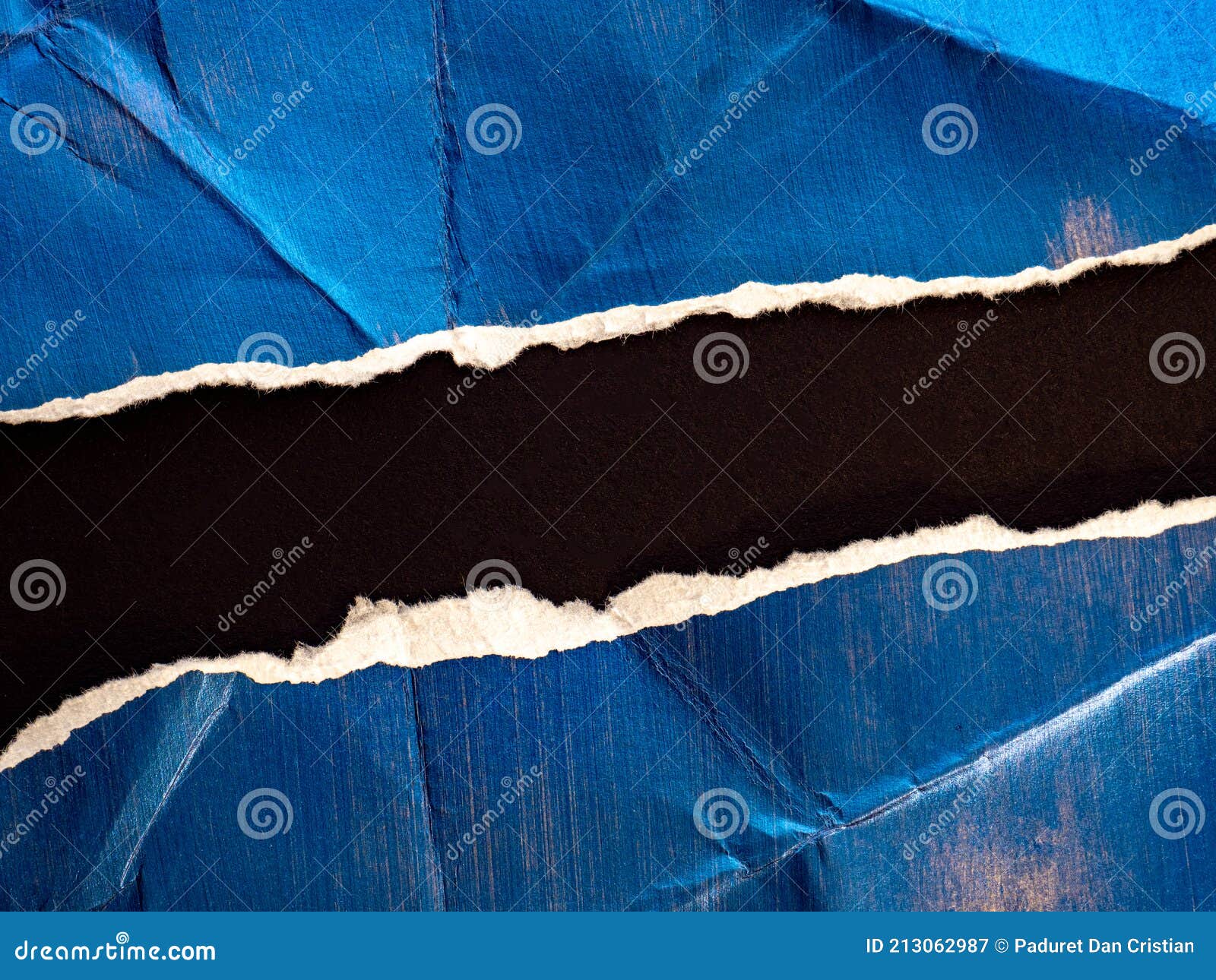 Shiny Ripped and Crumpled Paper Backdrop with Brush Strokes and Paint ...