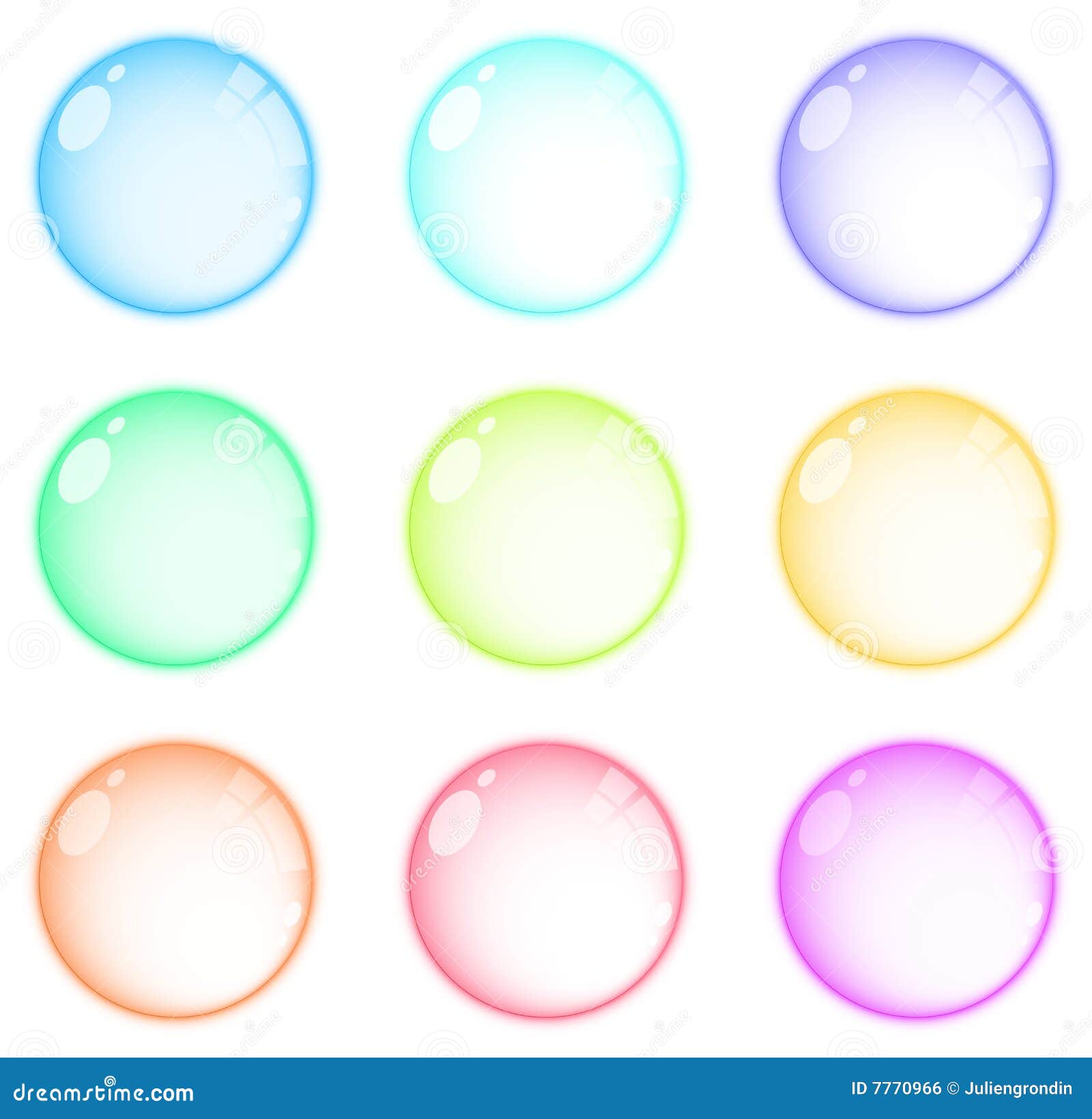 Shiny Round Template With Gold Border Vector Illustration ...