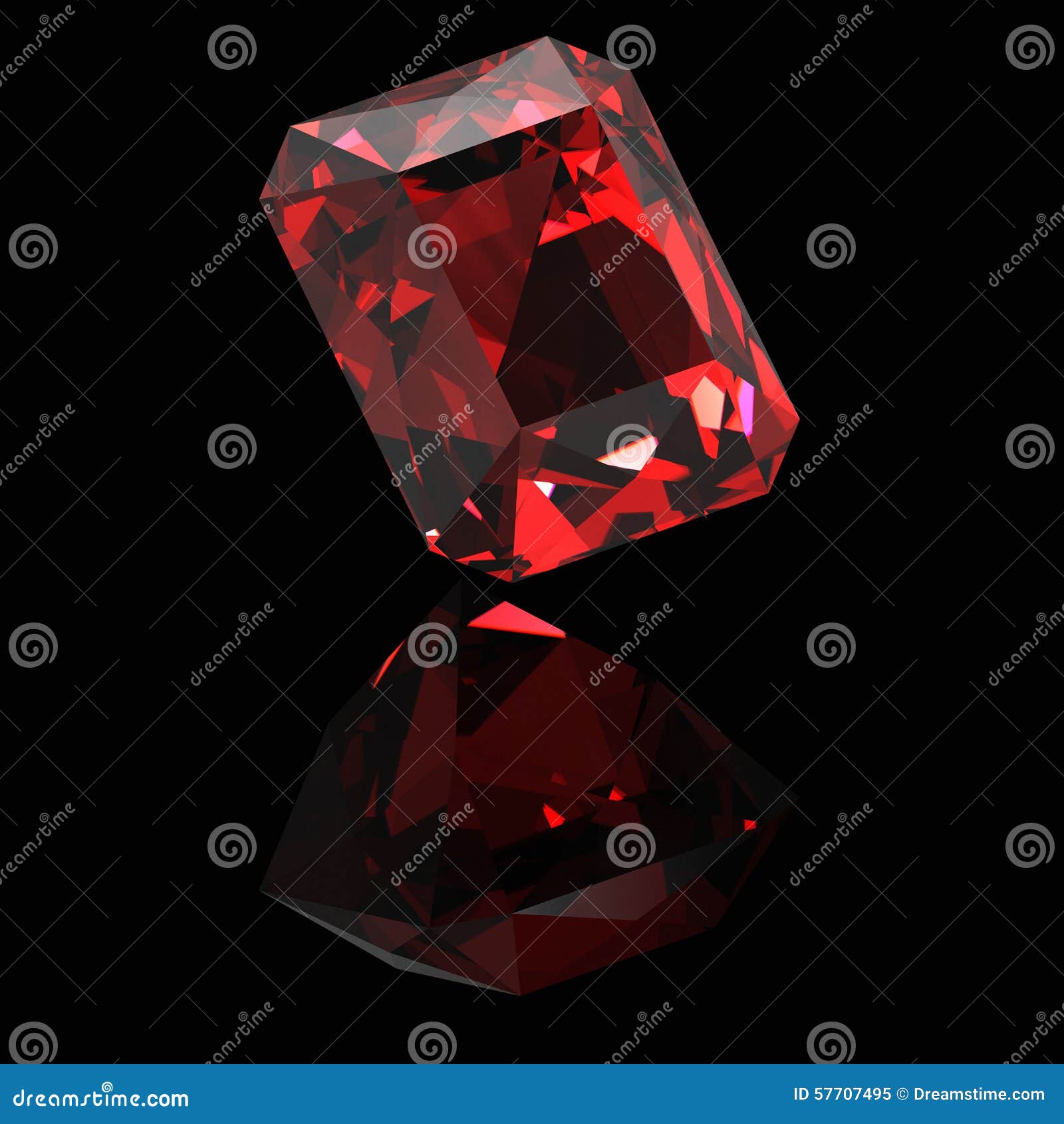 Shiny ruby stock illustration. Illustration of crystal - 57707495