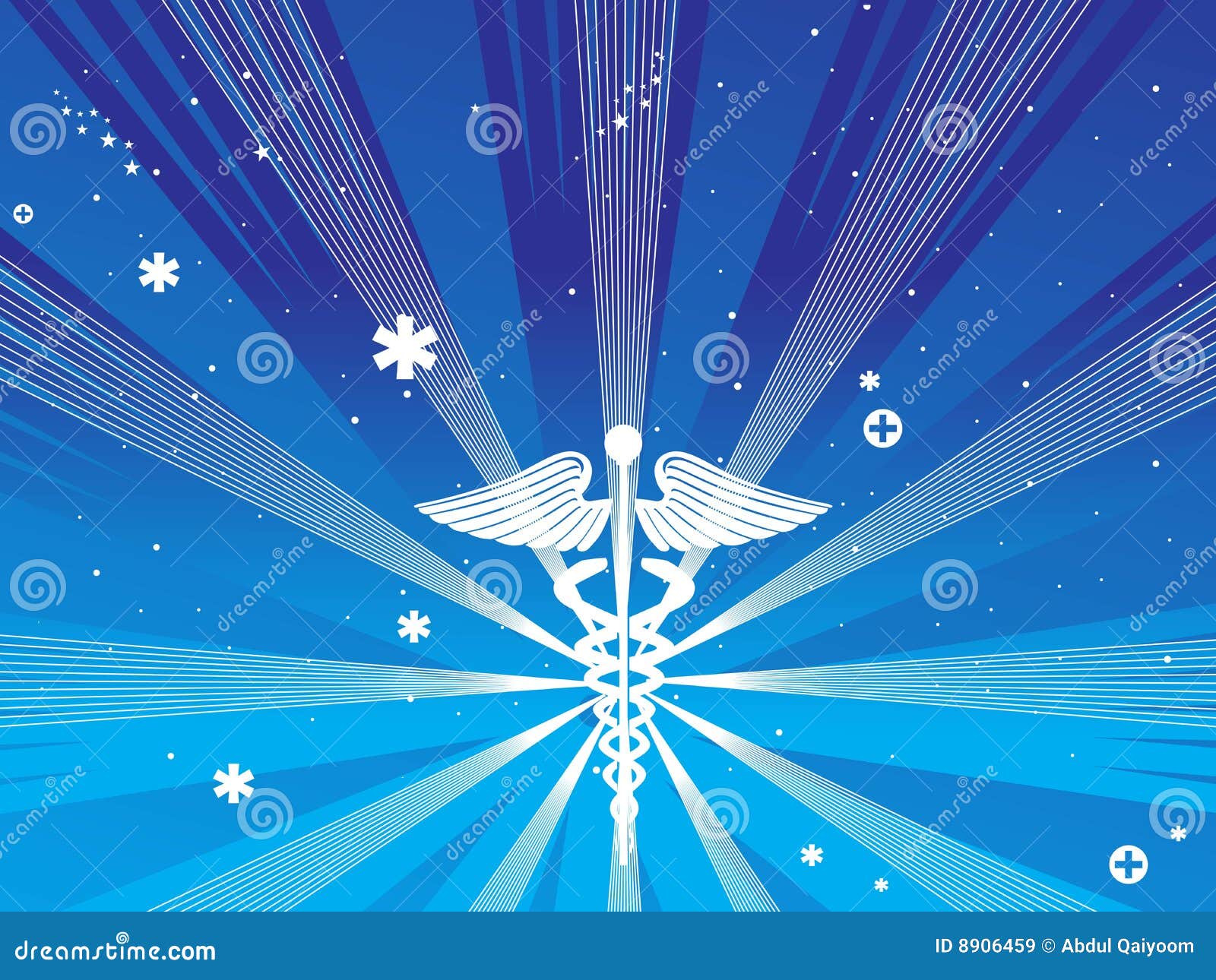 Shiny Shadow Effect Medical Rays Background Stock Illustration ...