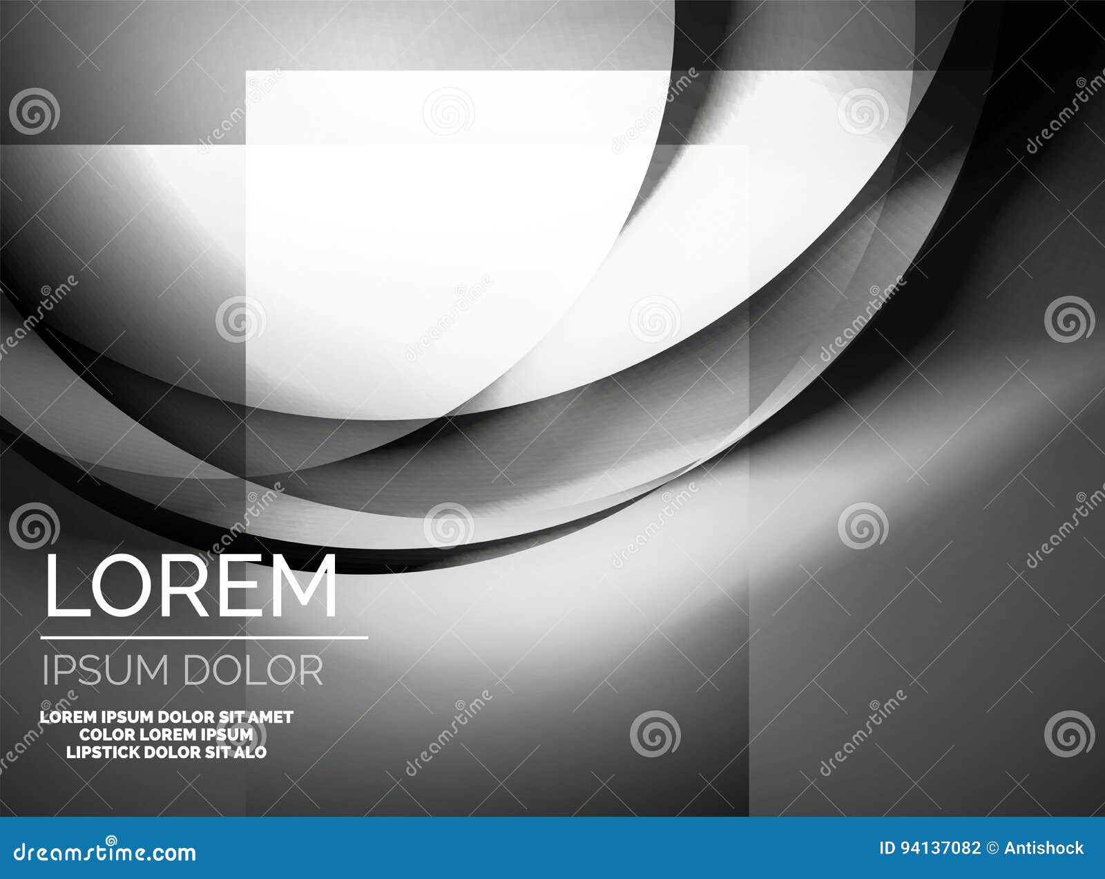 Shiny Silk Wave Template, Color Satin with Effects, Vector Abstract ...