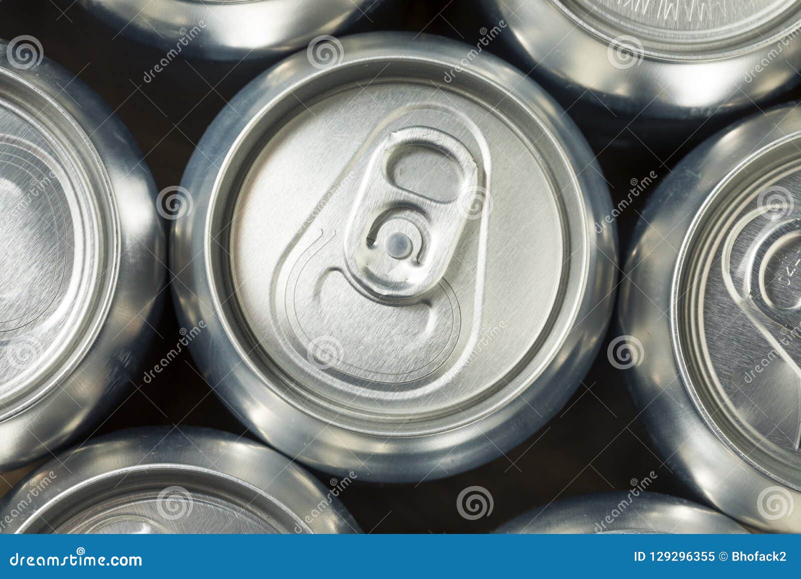 Shiny Silver Aluminum Soda Cans Stock Image - Image of pack, steel ...