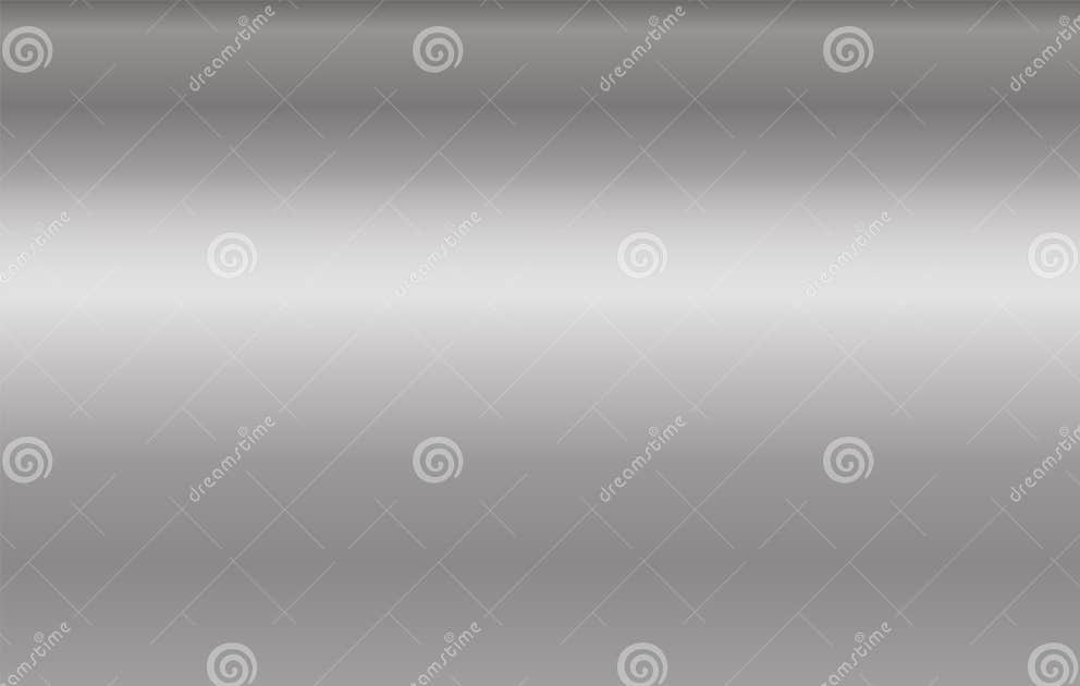 Shiny Silver Gradient. Metallic Shiny Vector Background. Bright Chrome ...