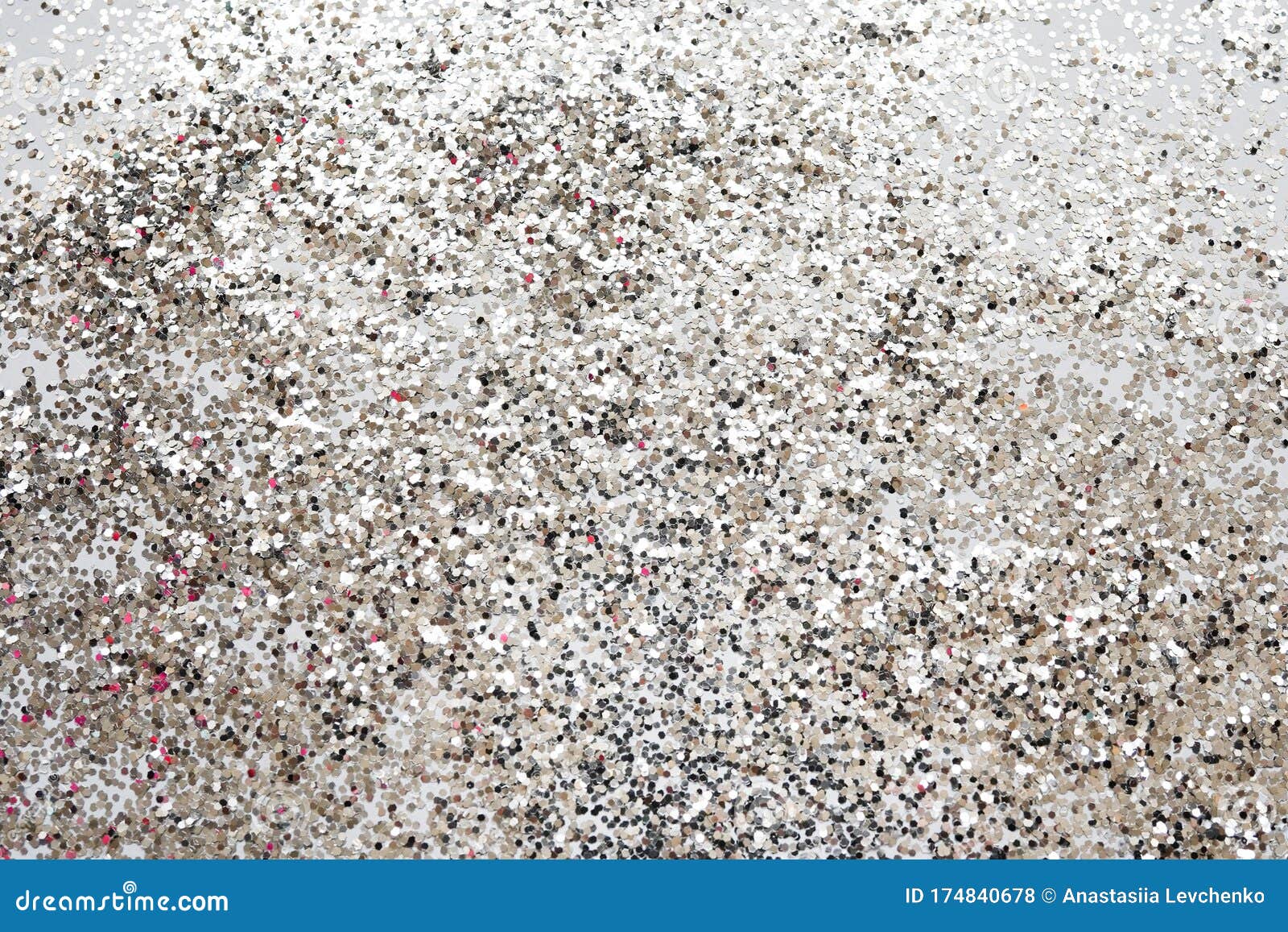 Shiny Silver Sequin Texture Background Stock Photo - Image of abstract ...