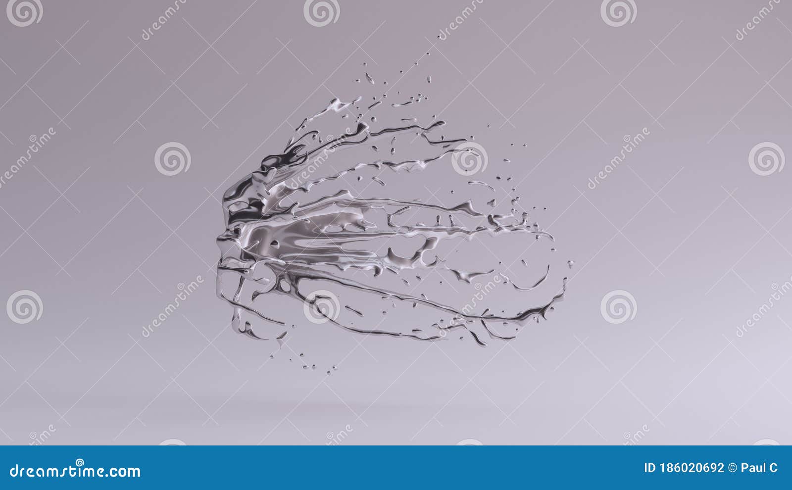 Shiny Silver Splash simple stock illustration. Illustration of shiny ...