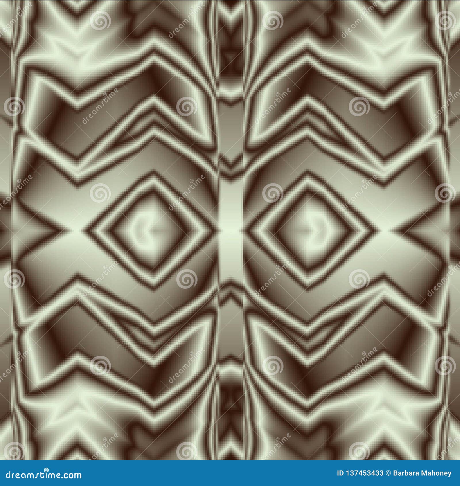 Shiny Silver Tribal Abstract Background Pattern Stock Illustration ...