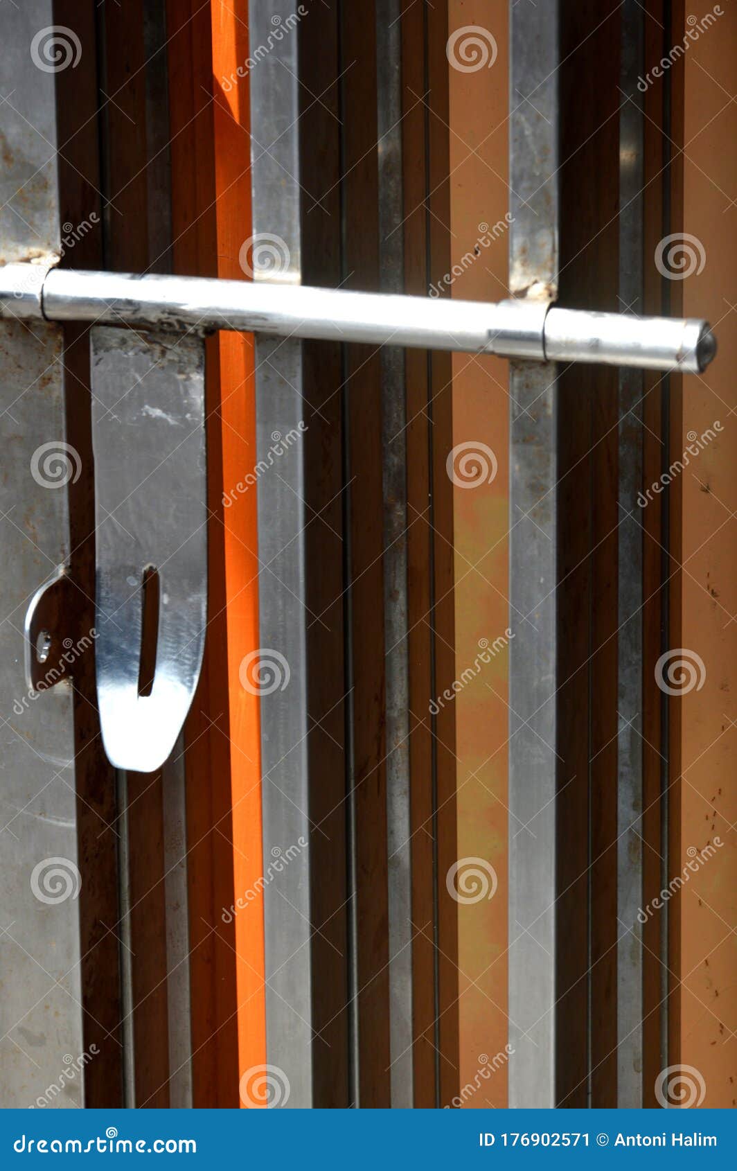 Iron gate stock image. Image of gate, entrance, prison - 176902571