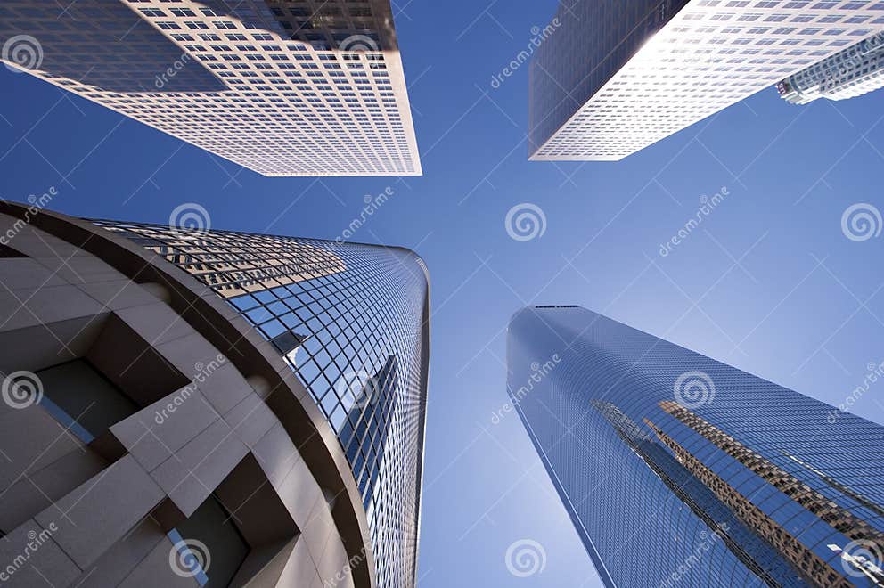 Shiny skyscrapers stock image. Image of coast, lofty, architect - 351153