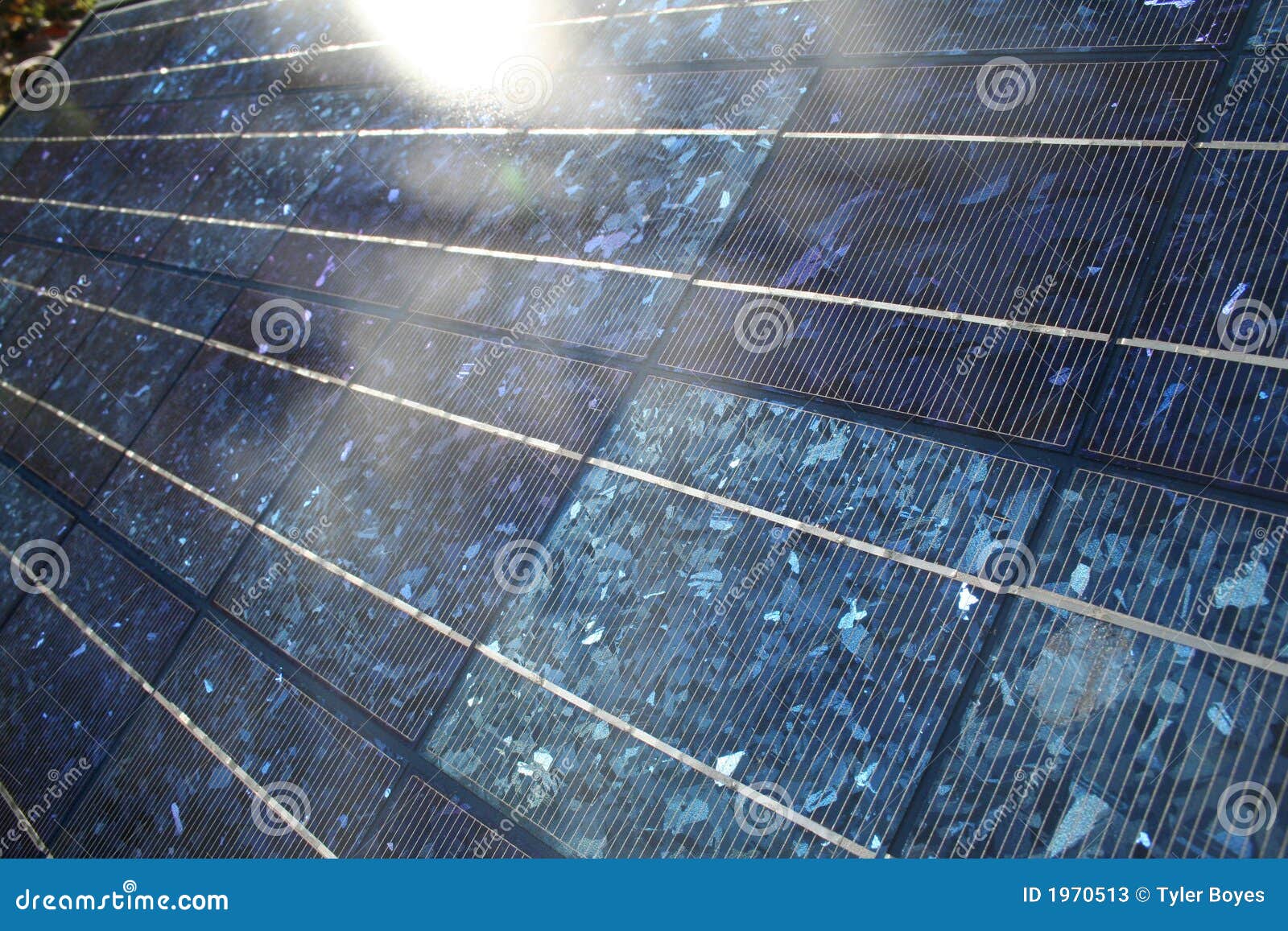 Shiny Solar Panel stock image. Image of effect, power - 1970513