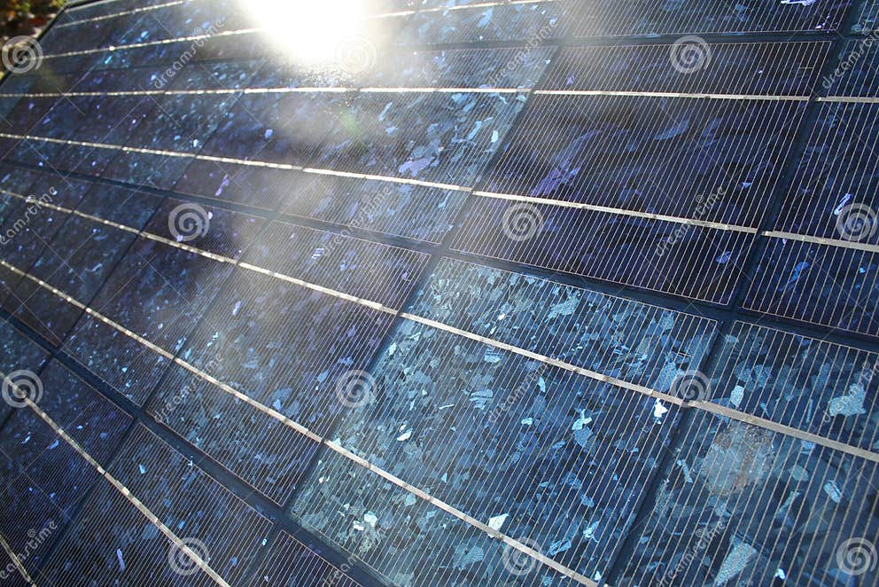 Shiny Solar Panel stock image. Image of effect, power - 1970513