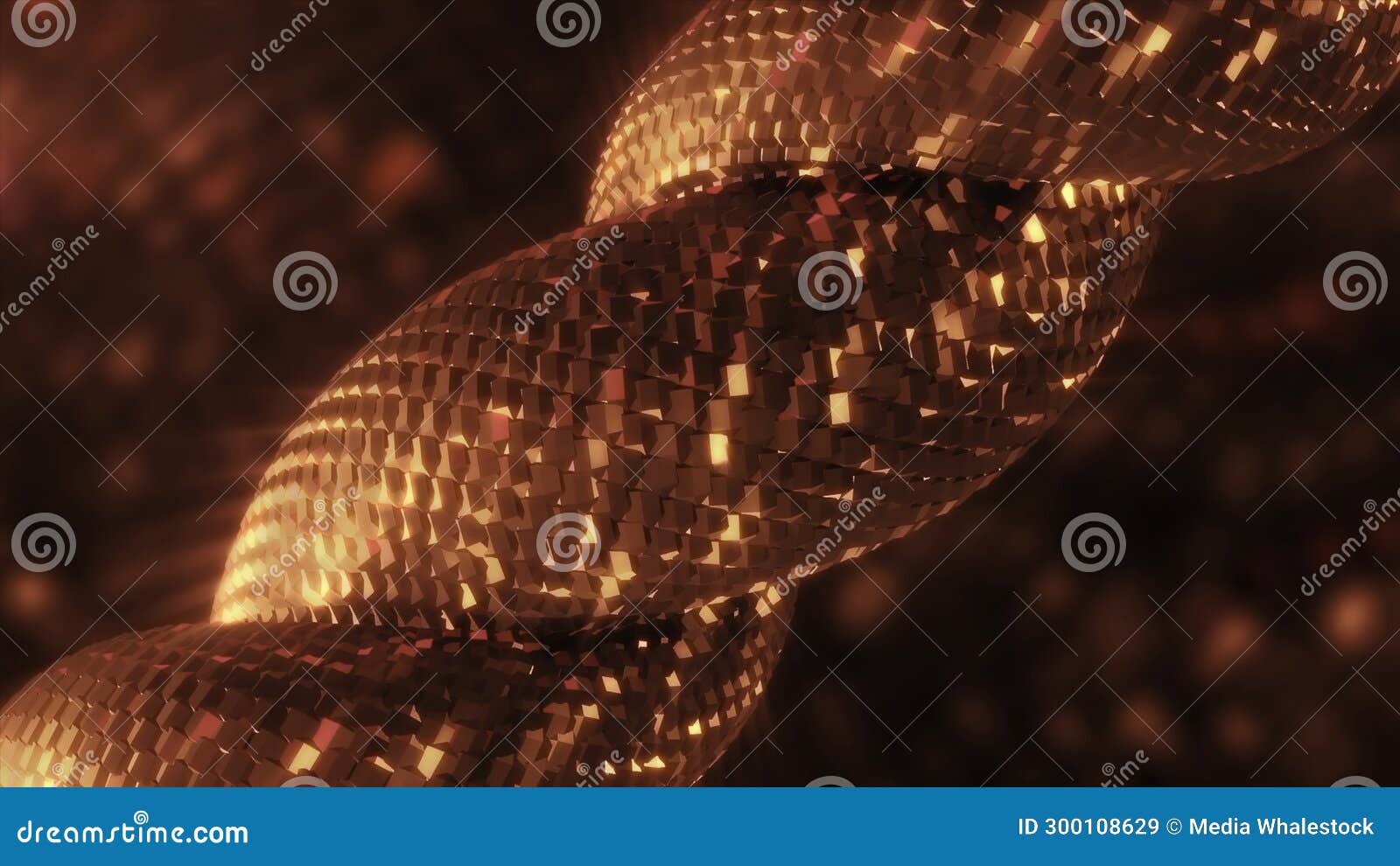 Shiny Spiral Moves Twisting. Motion. 3D Spiral Twisting with Shiny ...