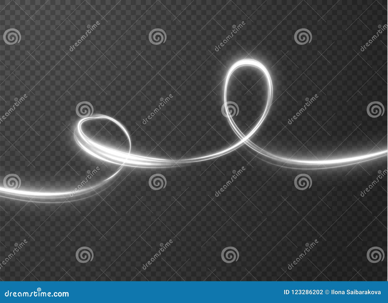 Shiny Spiral White Lines Vector Background. EPS10 Stock Vector ...