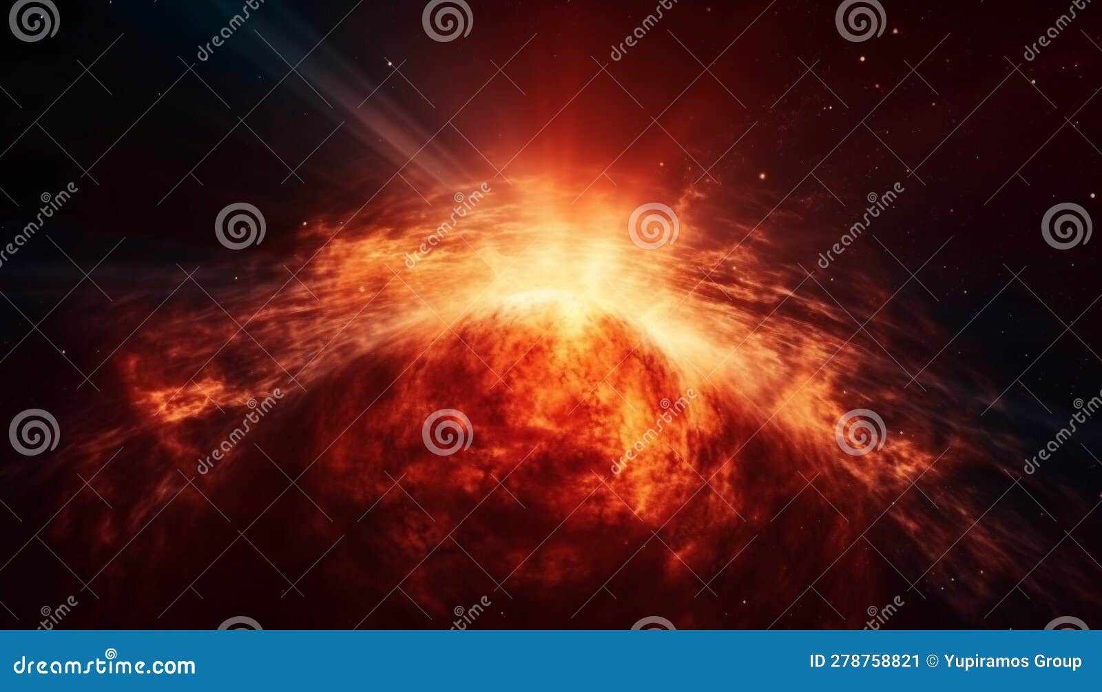 Shiny Star Shapes Illuminate Deep Outer Space in Abstract Design ...