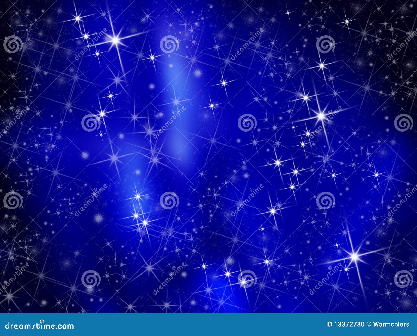 Shiny Stars Background on Blue Stock Photo - Image of background, forms ...
