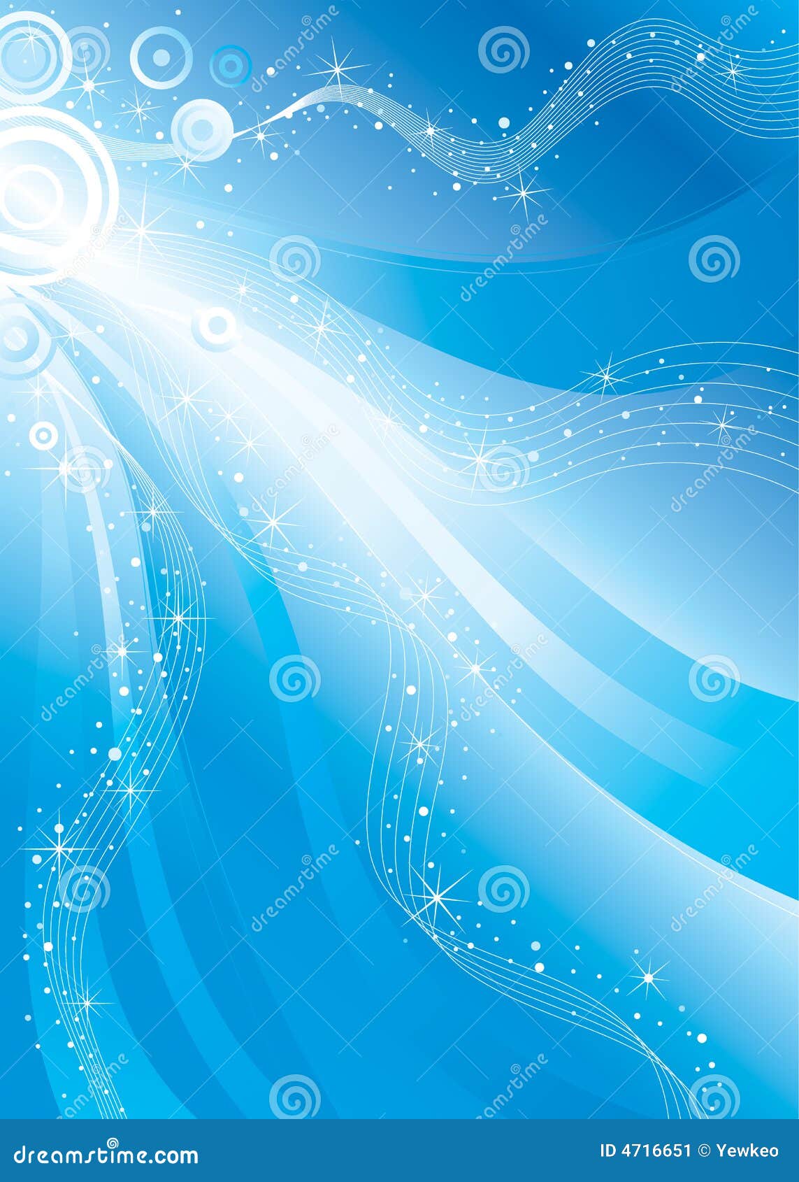 Shiny stars flowing stock vector. Illustration of background - 4716651