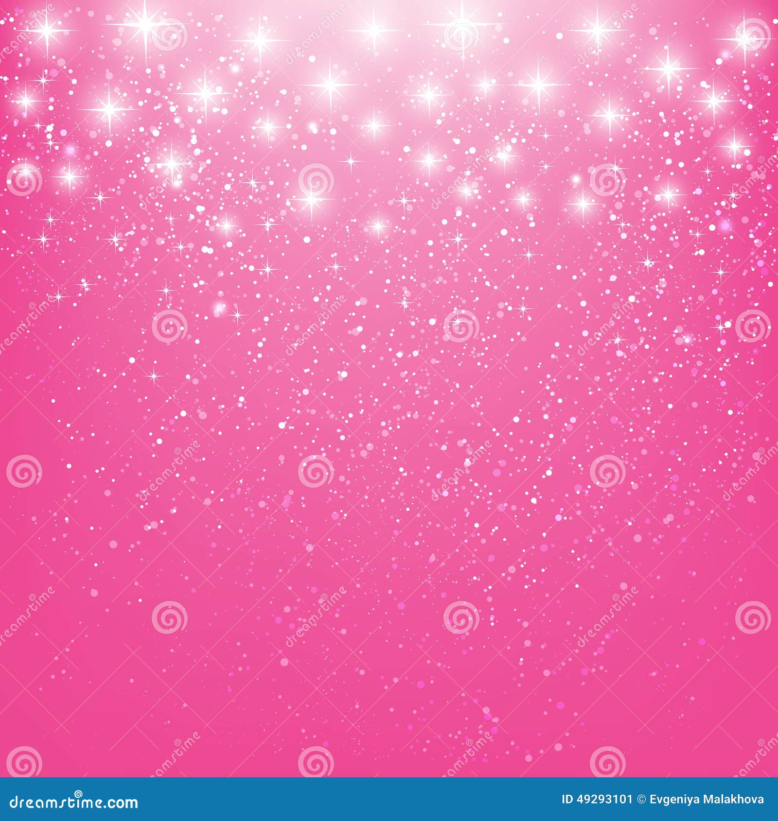 Shiny stars on pink stock vector. Illustration of card - 49293101