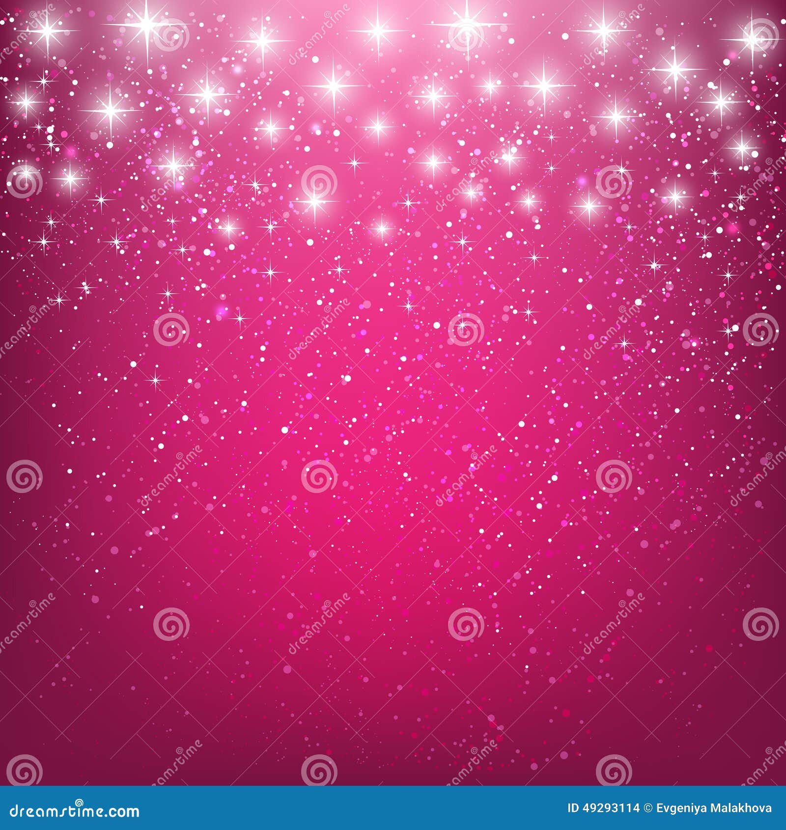 Shiny Stars, Neon Glowing Digital Connected Light Dots Vector ...