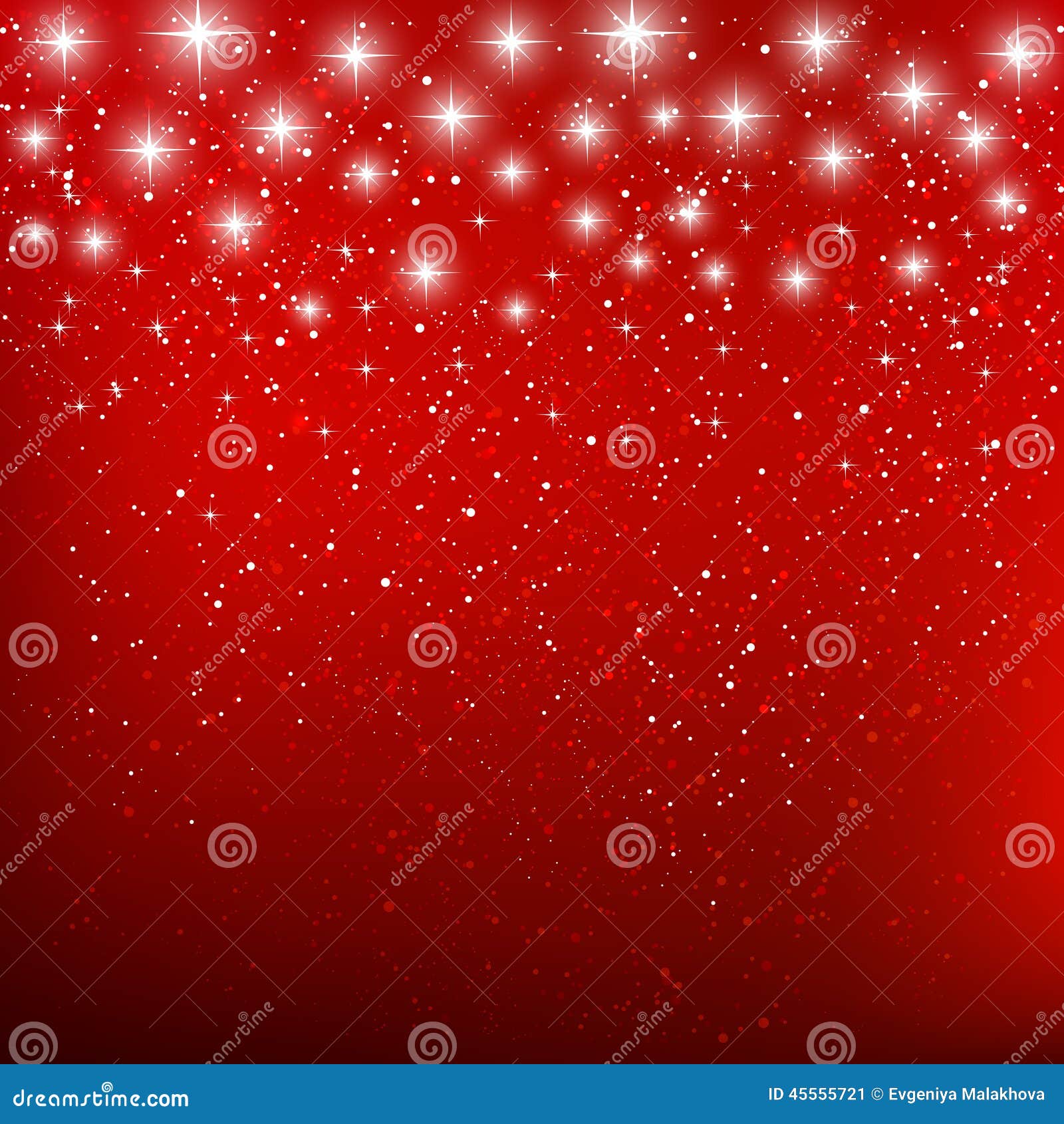 Shiny stars on red stock vector. Illustration of illuminated - 45555721
