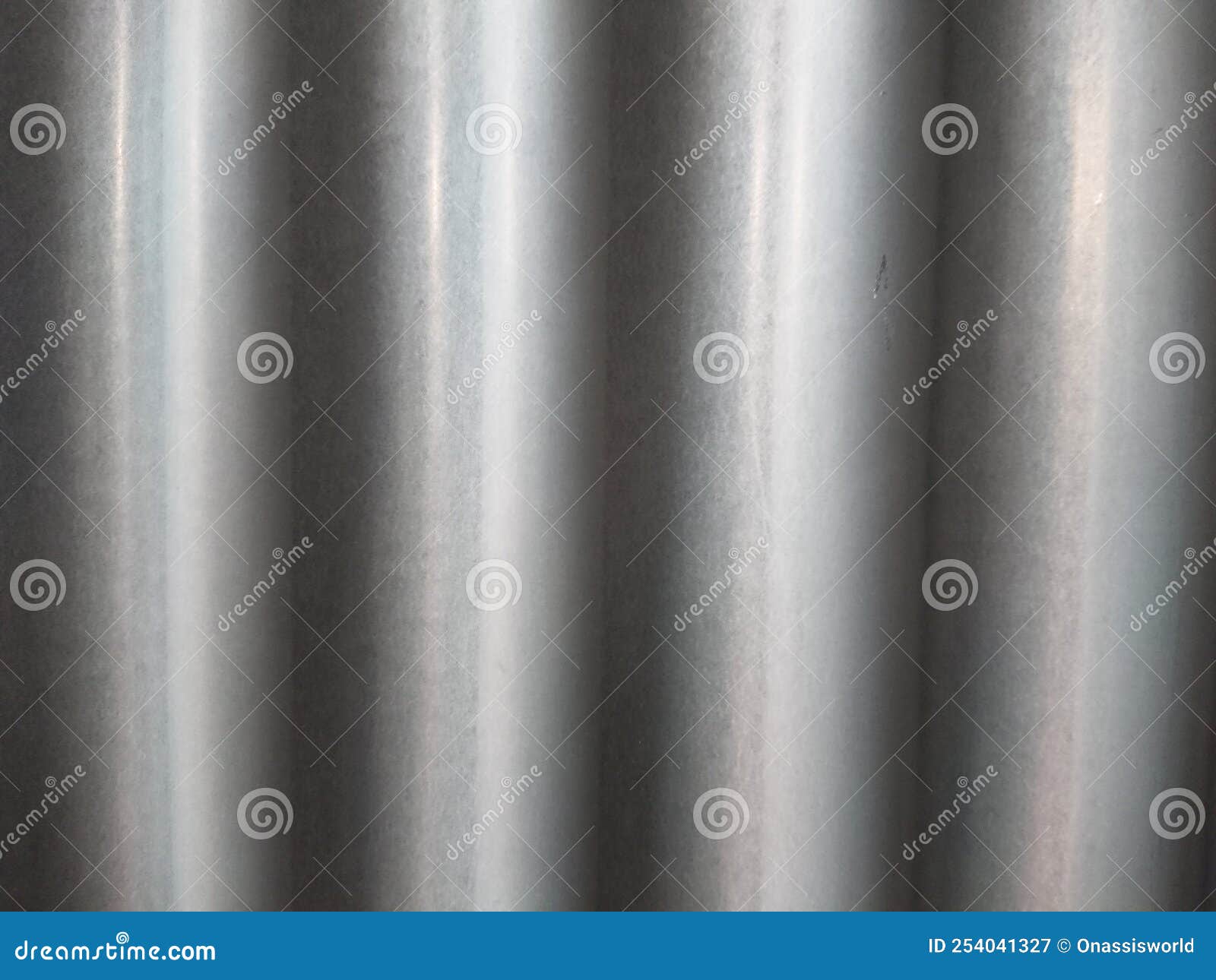 Shiny Steel Rods Closeup stock image. Image of corregated - 254041327