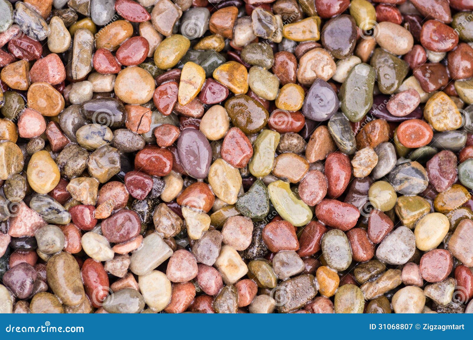 Shiny Stones or Pebbles for Use As a Background Stock Image - Image of ...