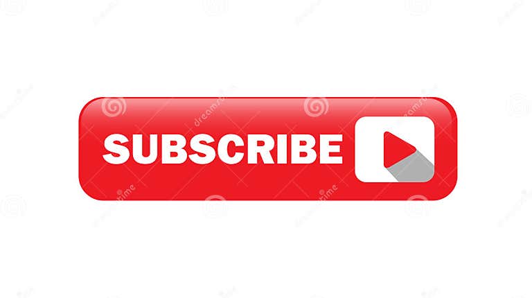 Shiny Subscribe Button Vector Stock Illustration - Illustration of ...