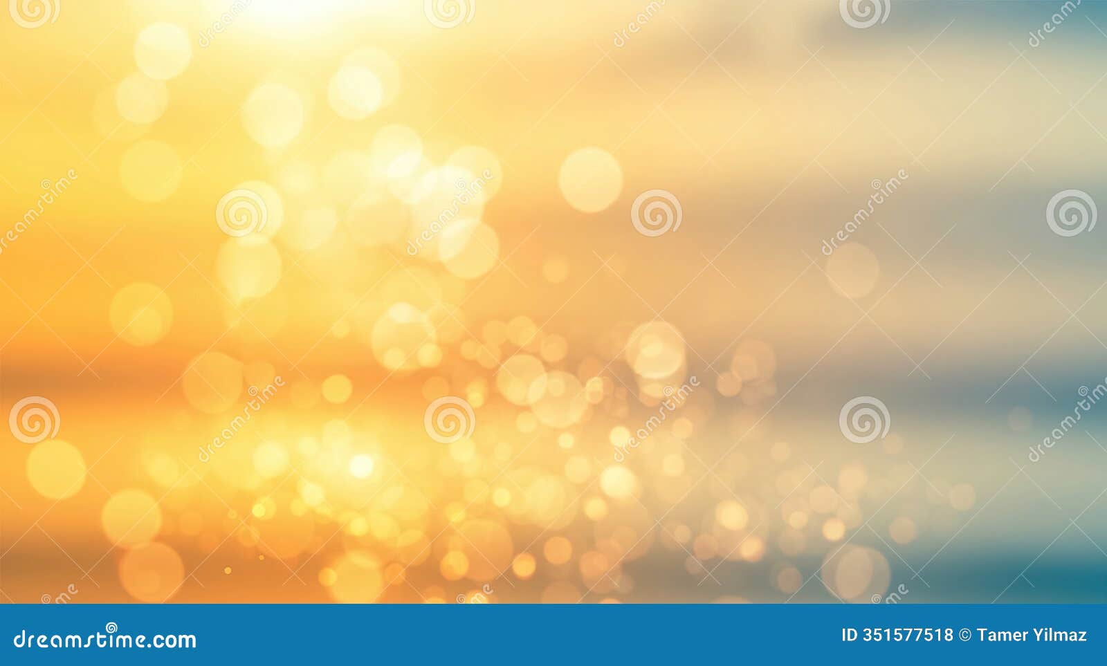 Shiny Sun Lights, Abstract Summer Background and Banner Design Stock ...