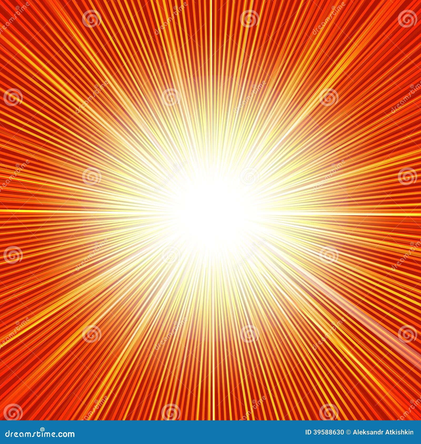 Shiny sun stock vector. Illustration of season, orange - 39588630