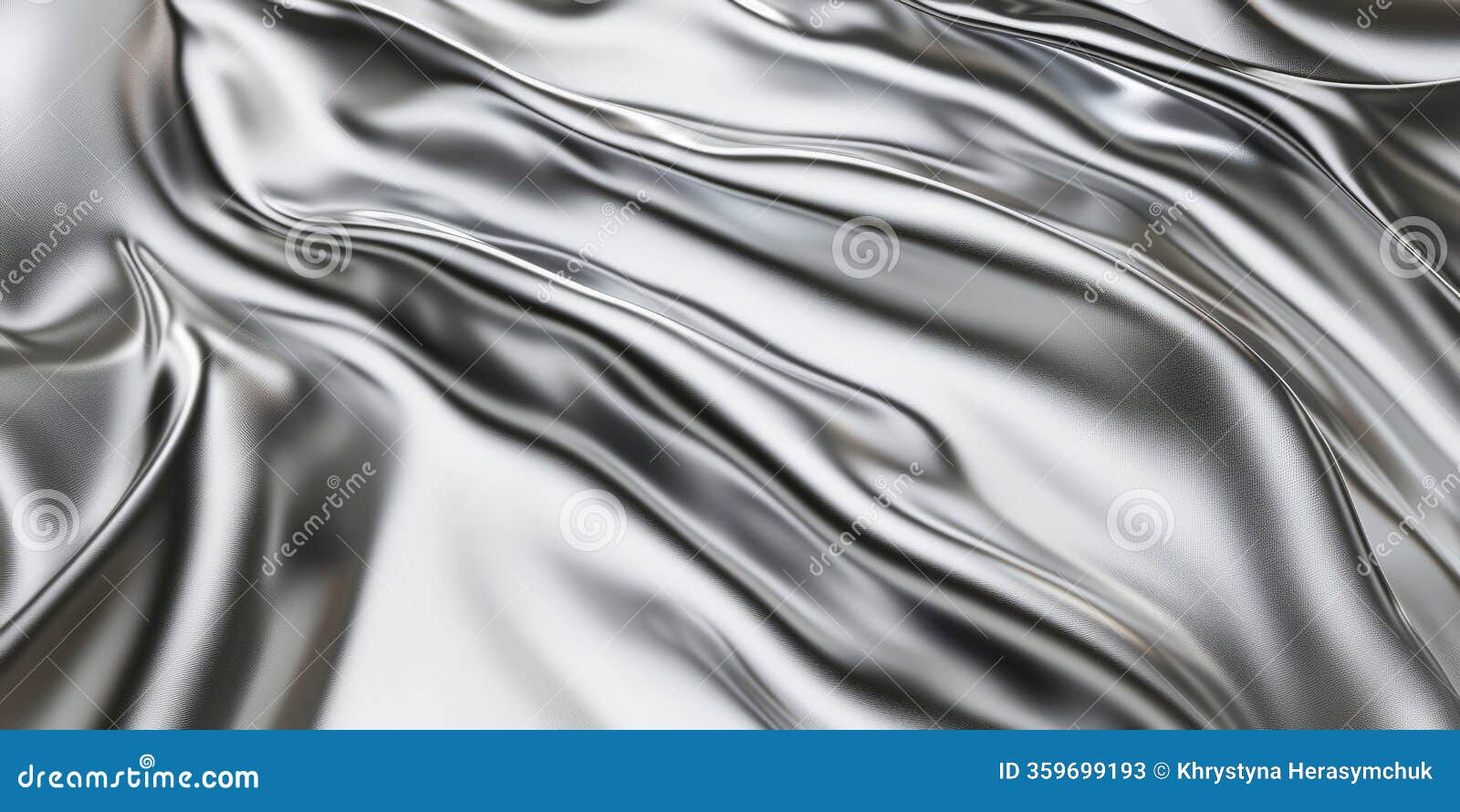 Shiny Titanium Background with a Gradient of Bright Silver To a Deeper ...