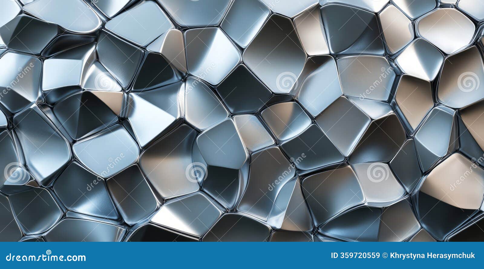 Shiny Titanium Background with a Gradient of Bright Silver To a Deeper ...