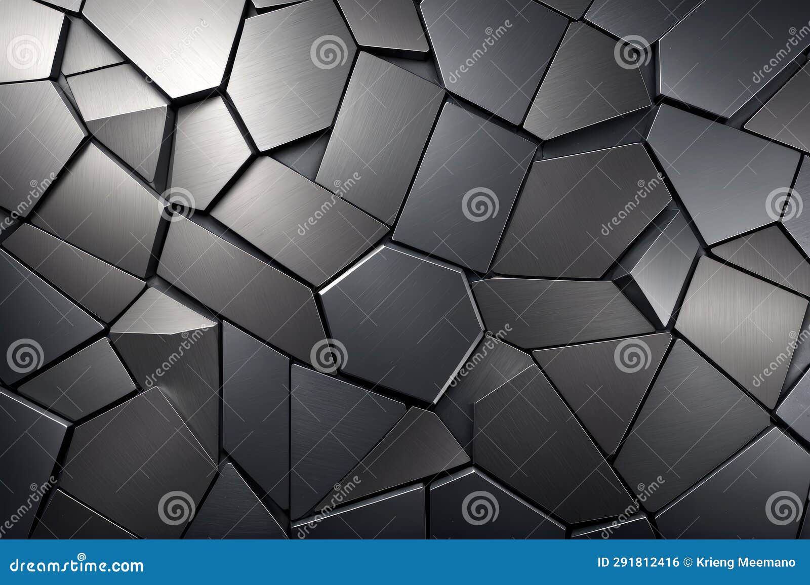 Shiny Titanium Metal Surface Texture, AI Generated Stock Illustration ...