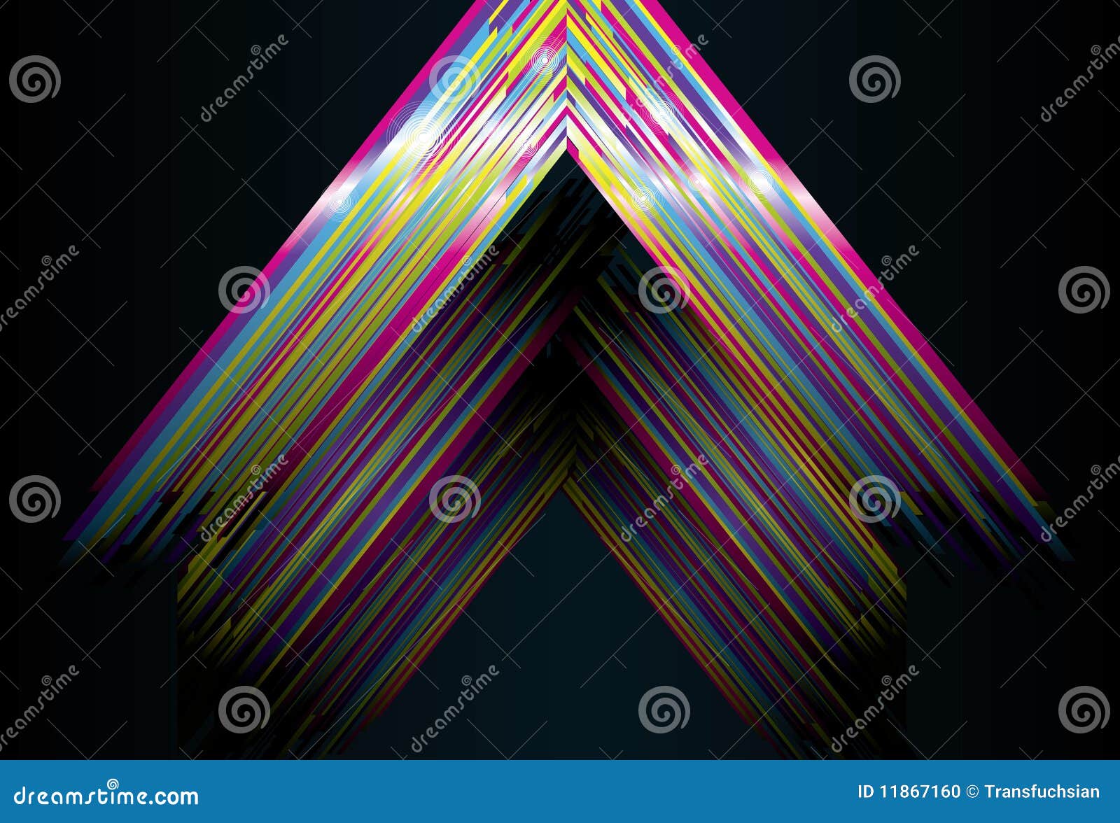 Shiny Triangle background stock vector. Illustration of illuminated ...