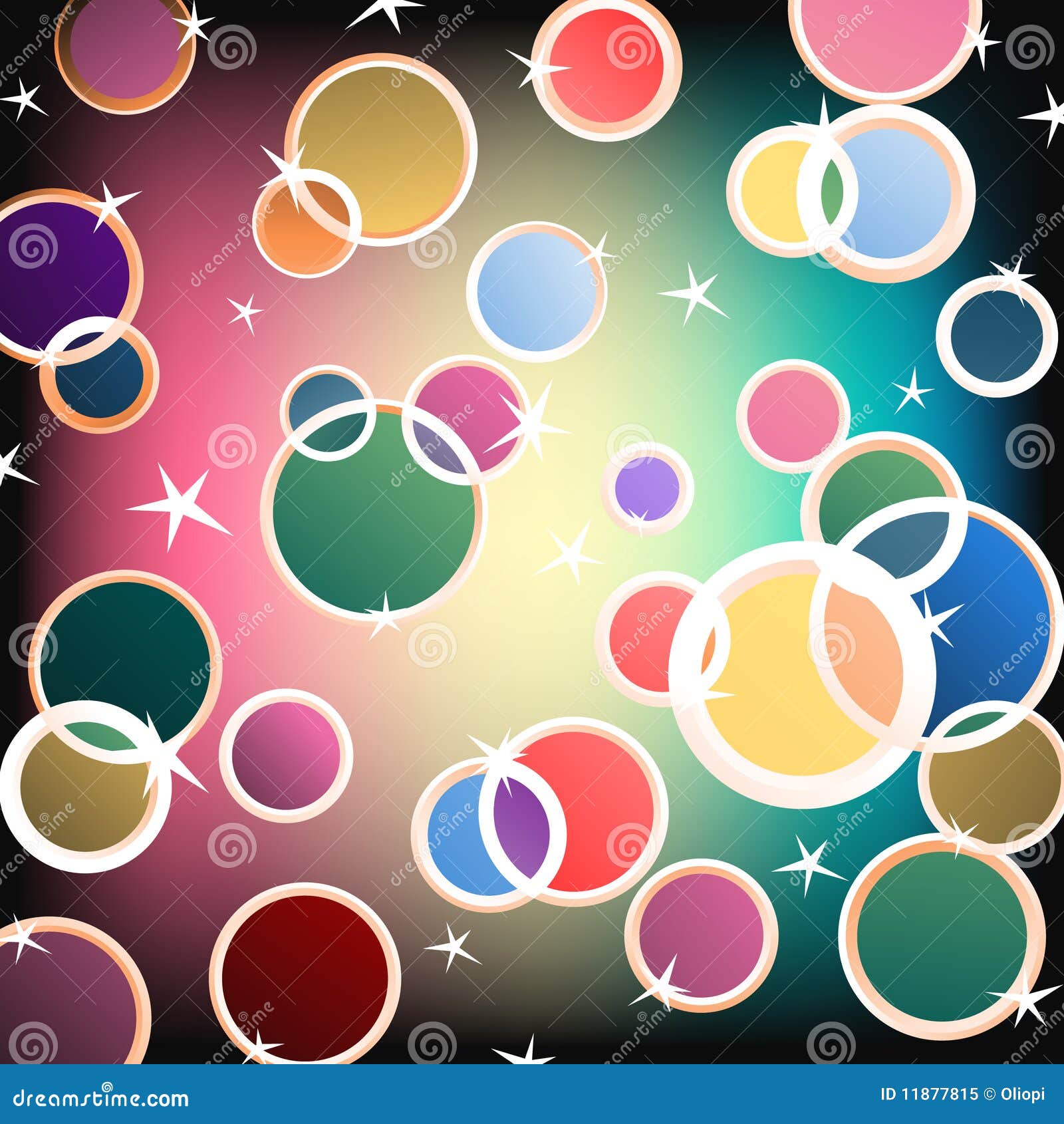 Shiny Vector Colors stock vector. Illustration of circles - 11877815