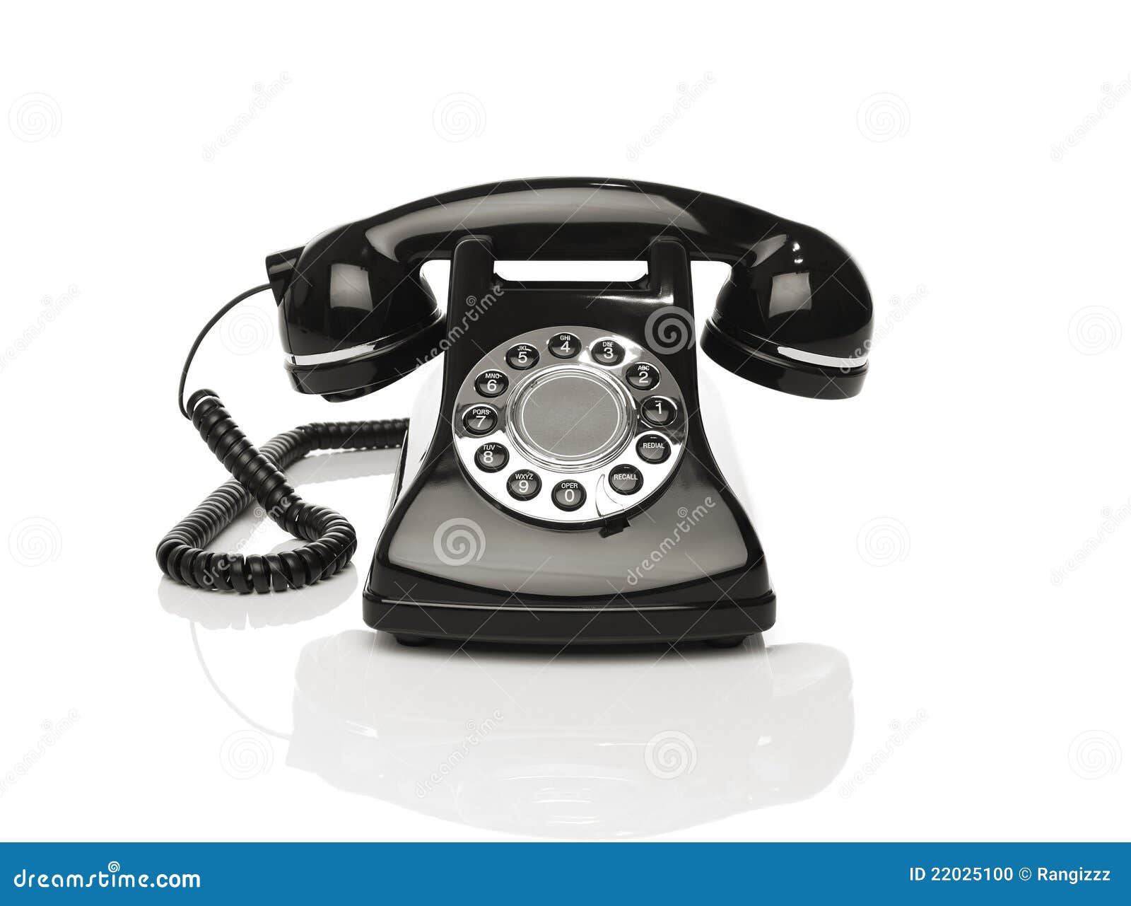 Shiny vintage phone stock photo. Image of global, obsolete - 22025100