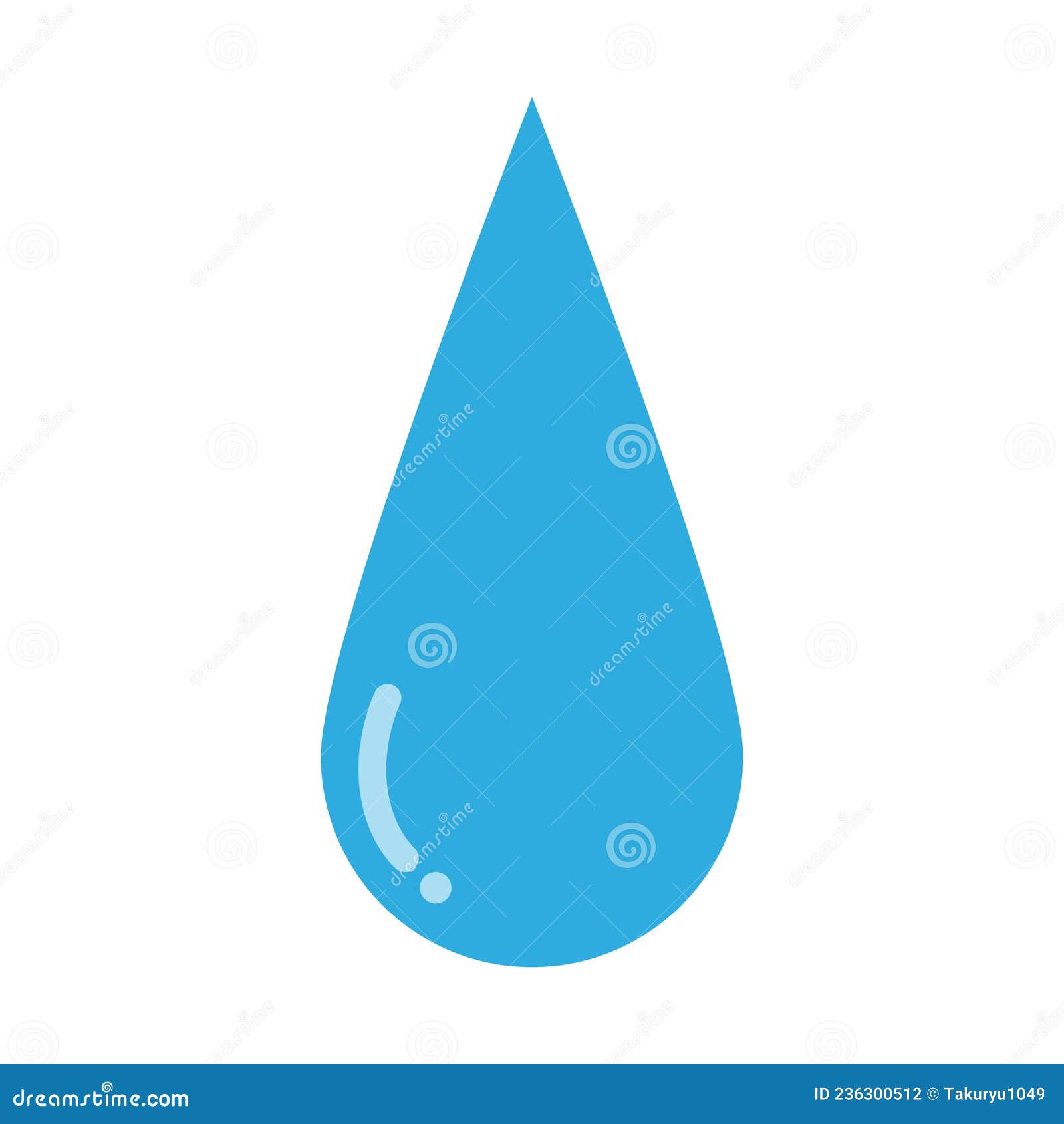 Shiny Water Droplets Icon. Vector. Stock Vector - Illustration of ...