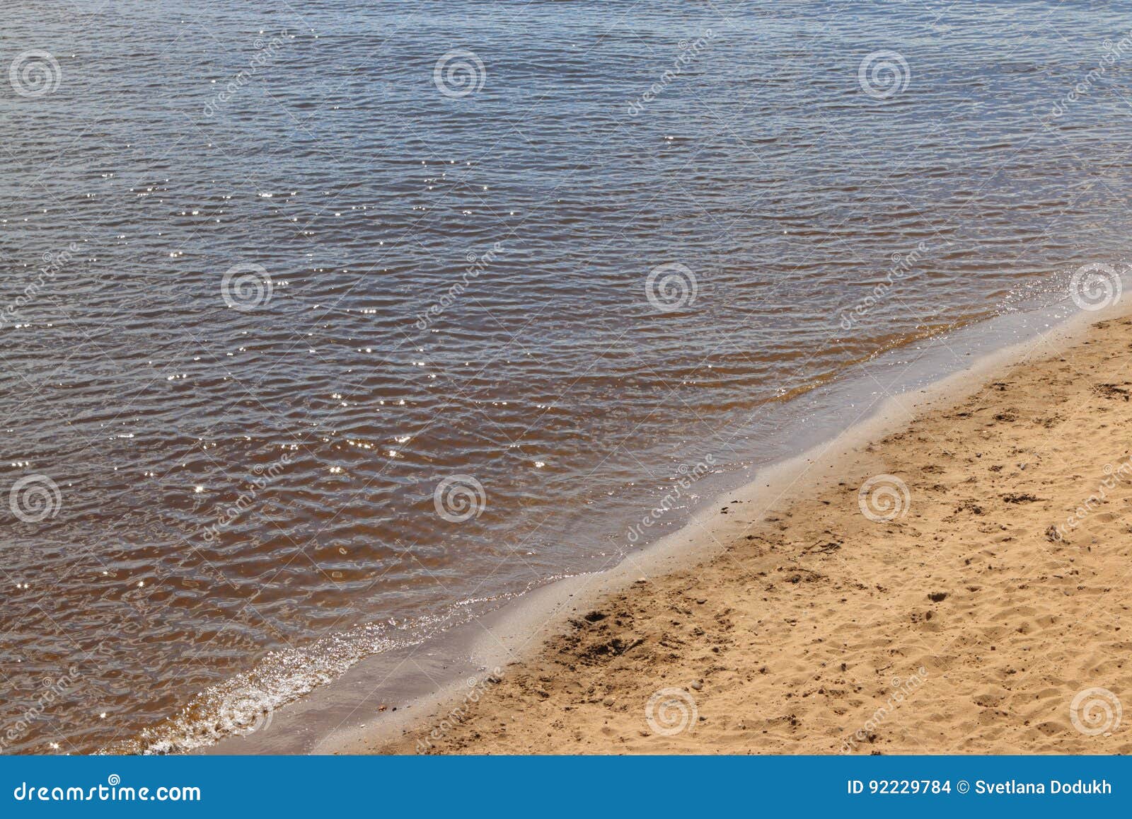 Shiny Water of River with Highlights Stock Photo - Image of rest, clear ...
