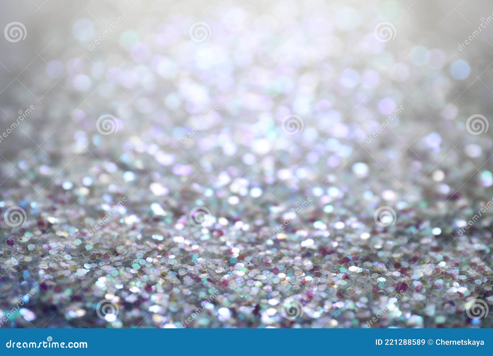 Shiny White Glitter As Background. Bokeh Effect Stock Image - Image of ...