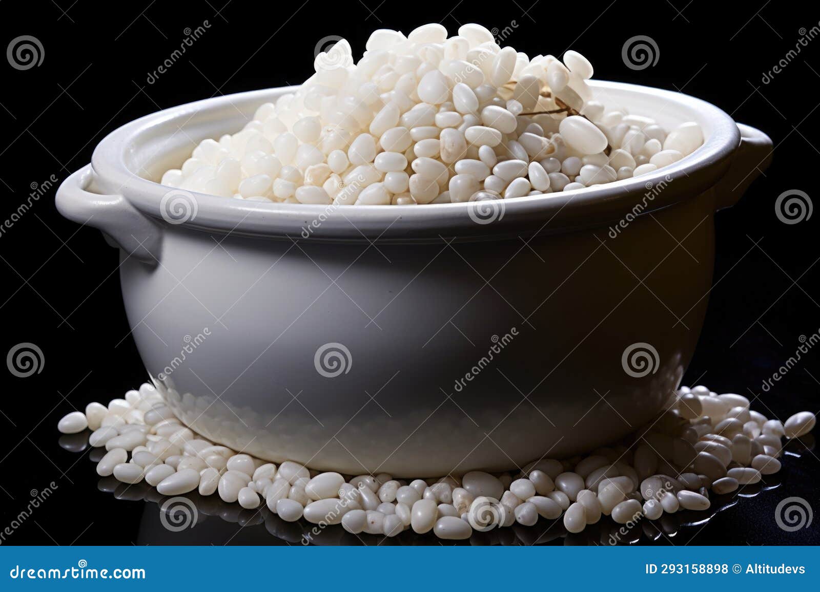 Perlite Texture On White Wall Paint Royalty-Free Stock Photography ...