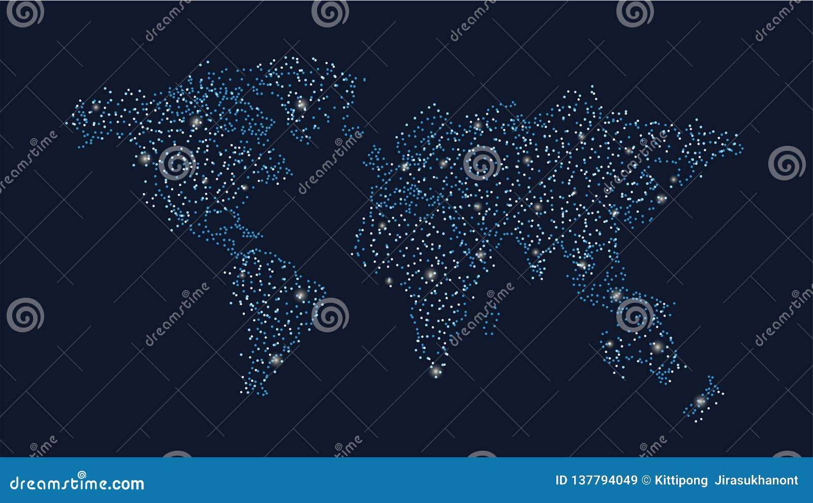 Shiny world map stock vector. Illustration of worldwide - 137794049